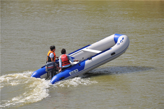 Drifting White Inflatable Kayak Boat with Air Deck /Aluminum Boat Floor