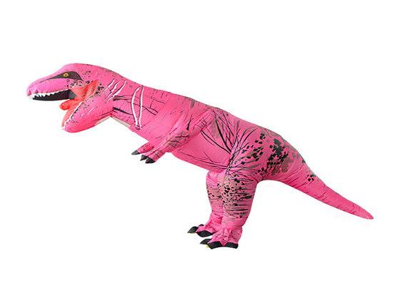 Christmas Decoration Inflatable Animal Toys Pink Dinosaur Costume Suit