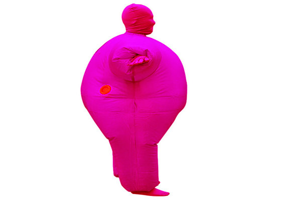 Pink T-Rex Outdoor Blow Up Toys , Wateproof Polyester Blow Up Beach Toys