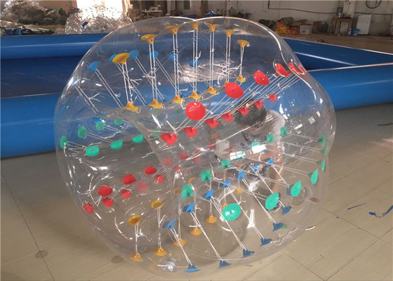 1.0mm TPU Red Inflatable Bubble Ball Inflatable Bubbles For Humans