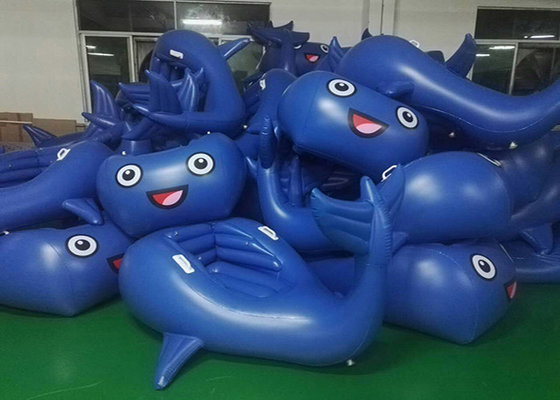 165cm Water Swimming Blue Whale Float , Swimming Pool Toys For Children WF-70