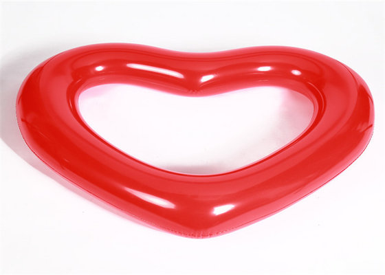 Red Heart Swimming Pool Floats Shaped Pool Floats for One Person