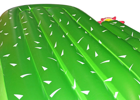 Green Cactus Pool Float for Summer Swimming Pool , 180*140cms Foam Water Mat