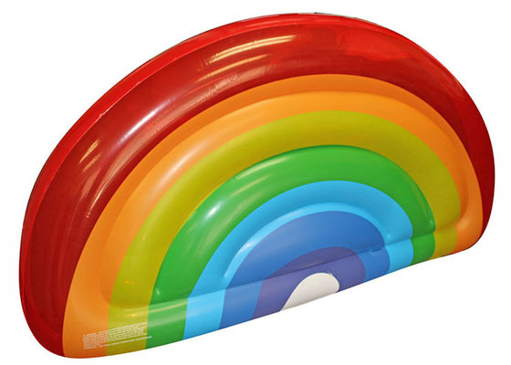 0.25mm PVC Rainbow Pool Float Swimming Inflatable Floating Toys WF-26