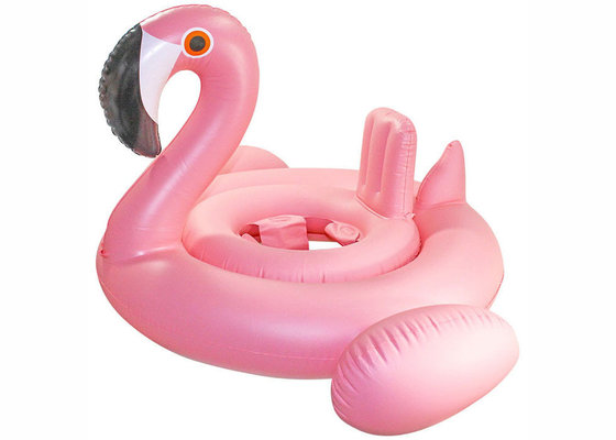 Blow Up Flamingo Pool Toy For Kids , Pink / White Funny Pool Floats WF-44