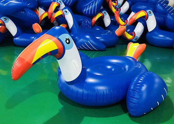 0.30mm PVC Blue Big Mouth Duck Float Pool Play / Pool Decoration / Pool Party