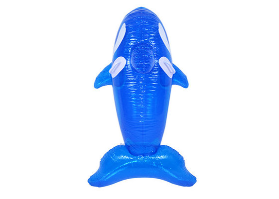 Blue Lovely Dolphin Swimming Pool Toys , Sports Fun Floats For Swimming Pools