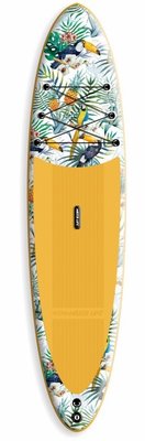 18LB / 8Kg Inflatable Stand Up All Around SUP Board For Fishing Yellow Color