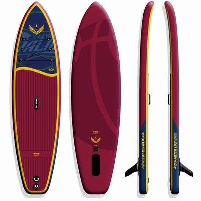 PVC Rainforced DWF Wide Stand Up Paddle Board Easy Handling For Yoga