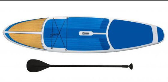 Adjustable Length Inflatable Stand Up Paddle Board Fiberglass EPS Major Material
