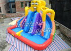Residential Backyard Inflatable Water Slide Curved Brazil , Party Inflatable Rentals