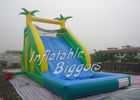 Green Giant Inflatable Water Slide Playground Inflatables Waterproof , 100lbs - 800lbs