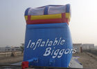 Huge Indoor Backyard Inflatable Water Slides For Kids With Water Pool