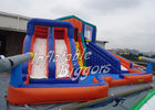 Commercial Red Inflatable Water Slidei Cannons For Adults , EN71 EN14960