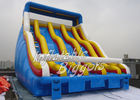 Waterproof Blue Inflatable Water Slide / Inflatable Water Pool For Home Kids
