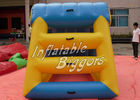PVC Water Park Inflatable Water Game Floating Water Slide For Public Rental