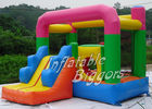 Brazil Mini Commercial Inflatable Bouncy House With Slide , Puncture-Proof