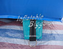 Sponge Bob Commercial Inflatable Bouncers / Green Blue Inflatable Amusement Park