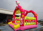 Red Indoor Commercial Inflatable Bouncy Toys For Kids , Hello Kitty Inflatable Christmas