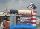 Giant Backyard Castle Commercial Inflatable Bouncers Pirate Master