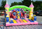 Tarpaulin Indoor Kids Inflatable Slides Obstacles For Amusement Park