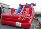 Red Spider Man Kids Inflatable Slides CE UL , Large Inflatable Slides