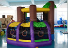 CE PVC Jungle Inflatable Blow Up Bounce House Slide , Inflatables For Party