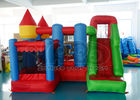 Outdoor Castle PVC Inflatable Bounce House To Backyard , ASTM F963