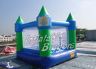 PVC Green Inflatable Bouncy House Castle , Backyard Mini Inflatable Bouncer