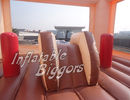 School Inflatable Bounce House With Classic Wall , PVC Inflatable Castle For Birthday Party