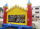 Commercial PVC Tarpaulin Inflatable Bouncer Slide For Rental , Middle Bouncy Castle