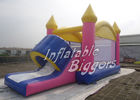 Inflatable Slide Bouncy House Castle , Commercial Backyard Jumper CE UL