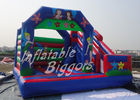 Mini Purple Inflatable Combo EN14960 , Commercial Kids Play Inflatables