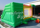 Residential Orange Inflatable Combo Slide Bouncer For Kids ，100lbs - 800lbs