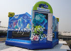 Slide PVC Inflatable Moonwalk Rental Combo ，Beach Party Inflatables