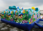 Indoor / Outdoor Mini Inflatable Fun City PVC With HR4040 EN14960