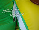 Huge Green Inflatable Fun City For Outdoor Advertising , Party Inflatable Rentals