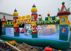 PVC Large Fun City Water Park For Parties , Playground Inflatable Bouncer Combo