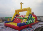 PVC Yellow Inflatable Obstacle Course For Advertisement , HR4040 EN14960