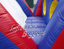 Leadless Inflatable Obstacle Course Double Stitch , Outdoor Inflatables For Kids