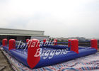 Outdoor Rental Inflatable Sports Games Puncture-Proof , PVC Inflatable Football Field
