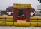 Adult Backyard Outdoor Inflatable Rodeo Bull , Funny Inflatable Mechanical Toys