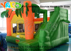 PVC Blue Children Inflatable Bouncers House Obstacle With Inflatable Kids Slides