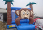 Lovely Monkey Commercial Inflatable Bouncers For Kindergarten Rentals