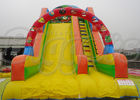 Amusement Park Kids Inflatable Slides , Angry Birds Inflatable Dry Slides