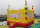 Birthday Cake With Candles Commercial Inflatable Bouncers For Indoor Rentals