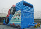Giant Monster Truck Kids Inflatable Slides For Outdoor Playground Rentals