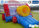 Indoor Or Outdoor Commercial Inflatable Bouncers With Cartoon Train For Children