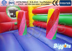 Rainbow Inflatable Combo Trampoline Slide Inflatable Slide With Obscale