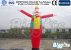Inflatable Advertising Clown Character Air Dancer In Market / Square